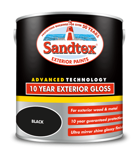 Sandtex exterior paint.