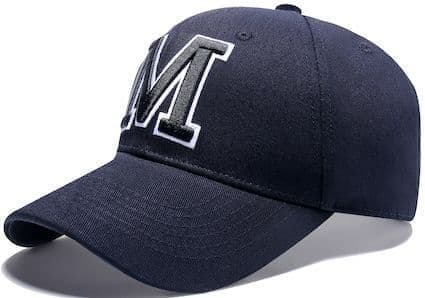 alphabet baseball cap