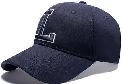 alphabet baseball cap