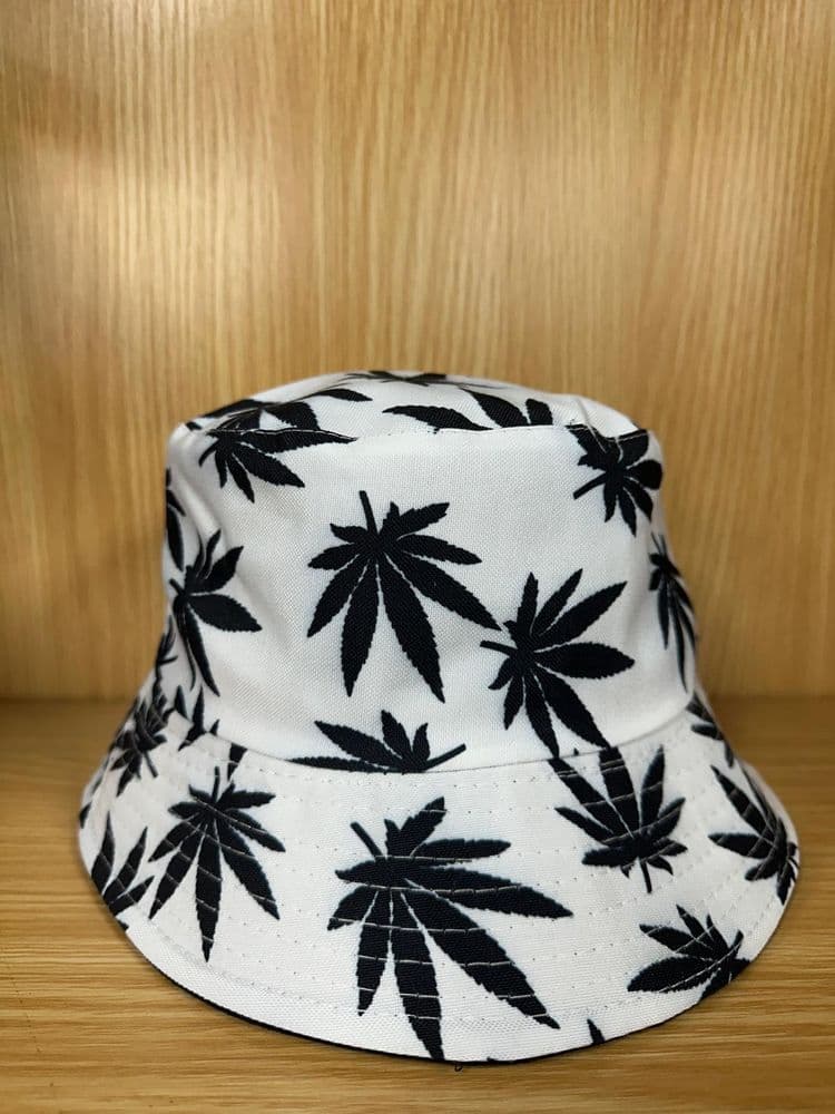 Black Leaf Bucket Hat