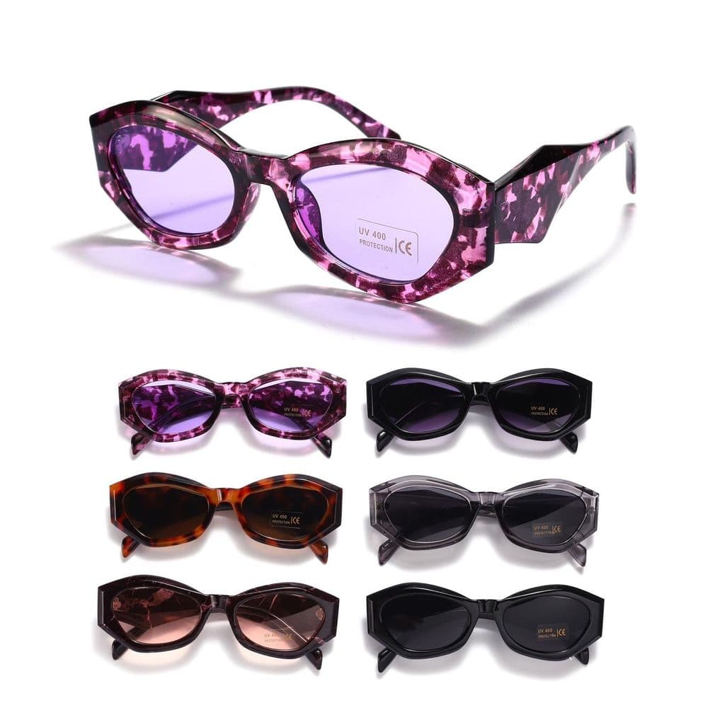 Cat Eye Shield Ladies Sunglasses