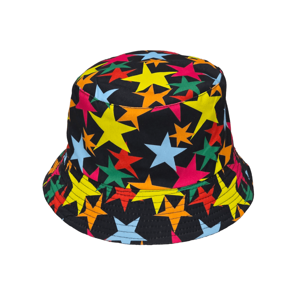 Colour stars bucket hat