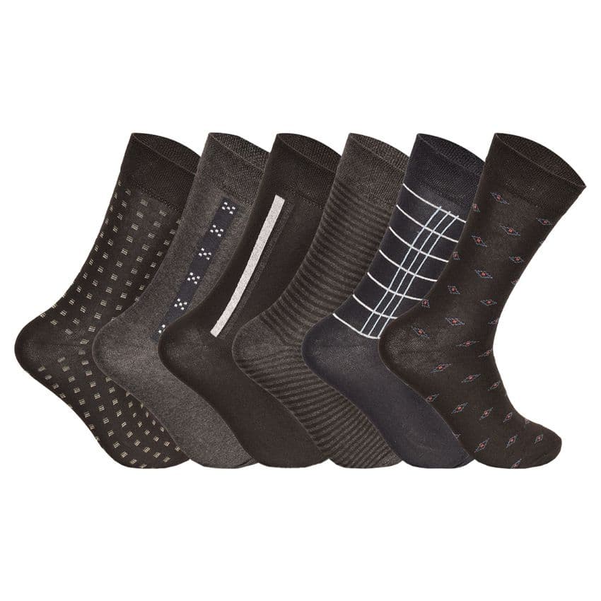 Cotton Rich Men Mix Design Suit Socks
