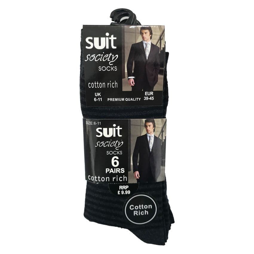 Cotton Rich Men Mix Design Suit Socks