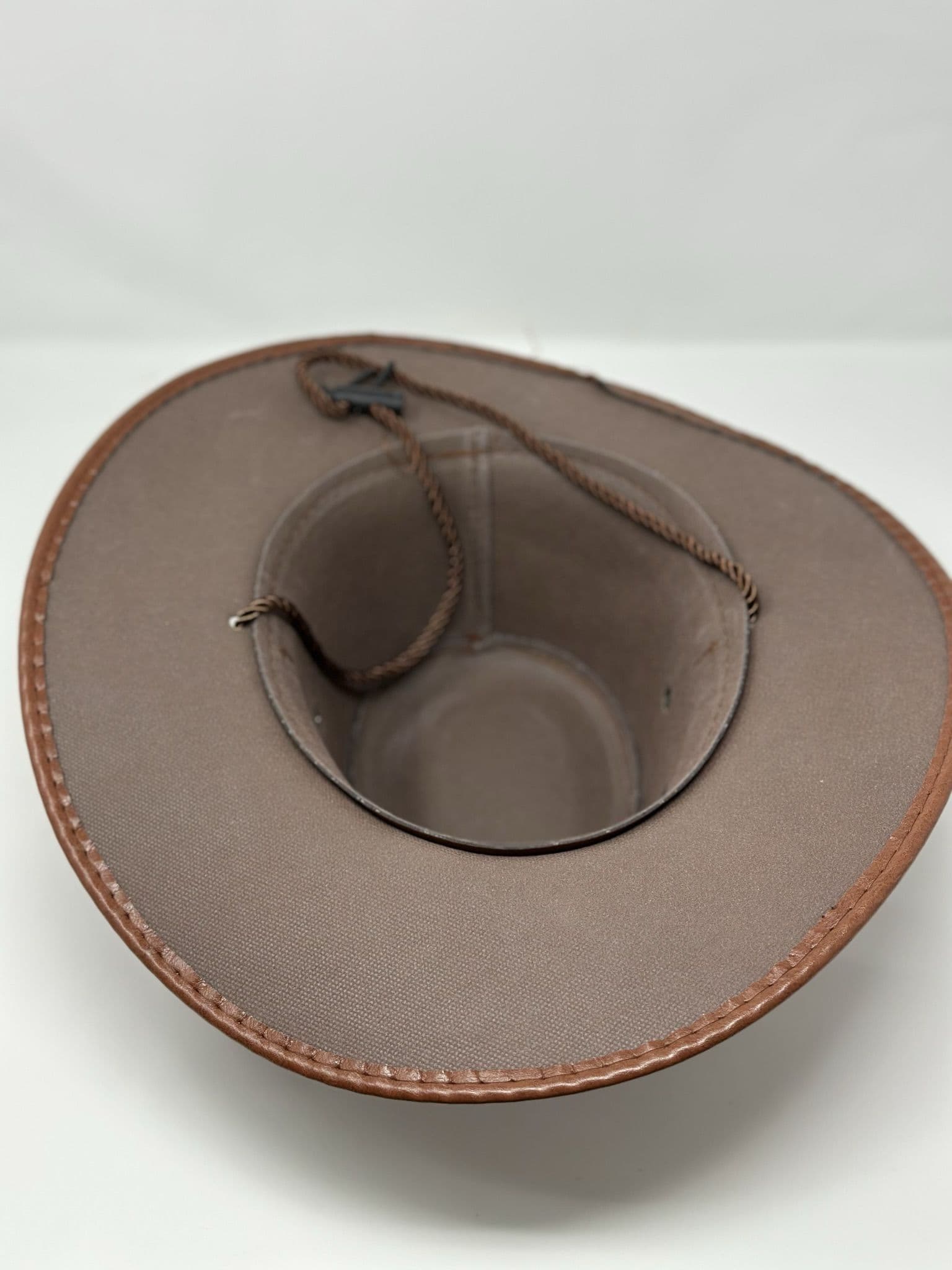 Cow boy hat camel PU