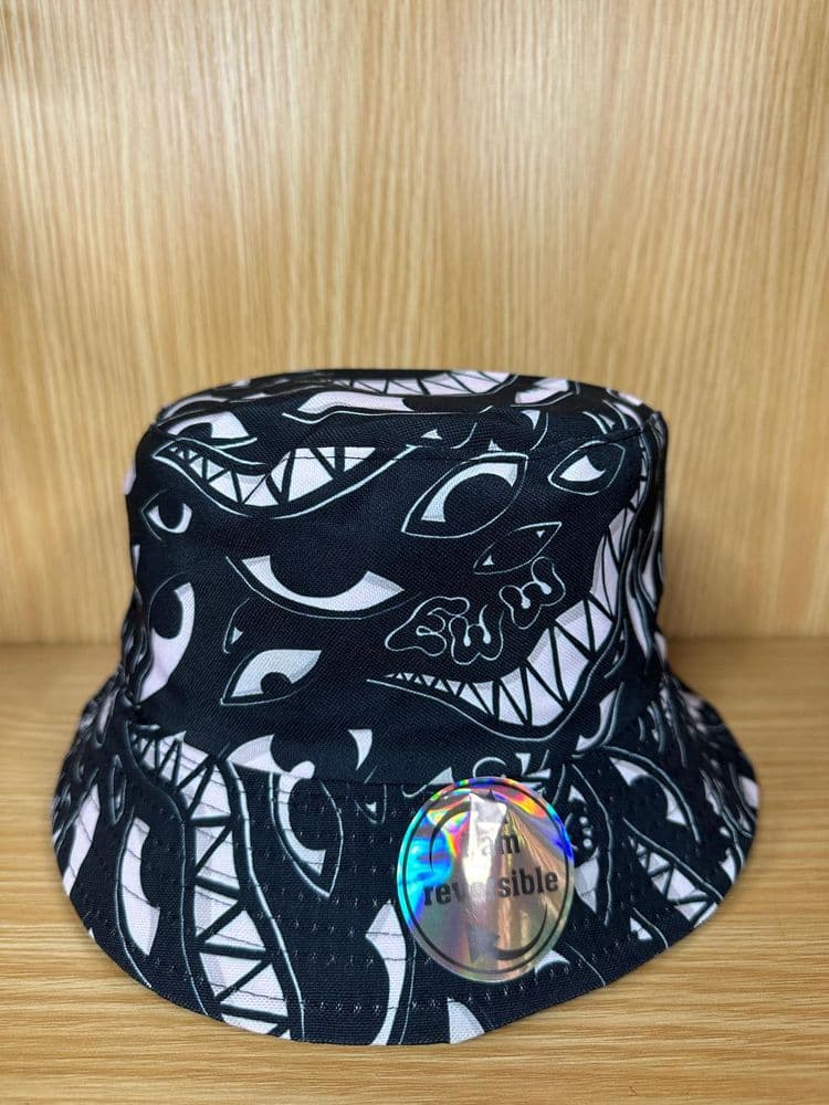 dark void eyes bucket hat