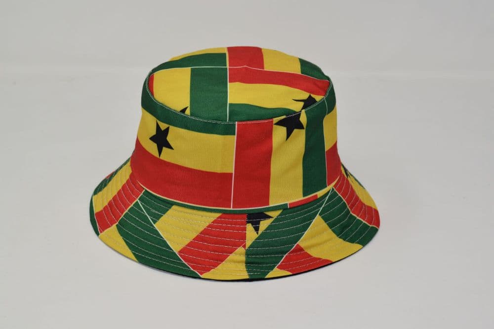 Ghana Flag Bucket Hat