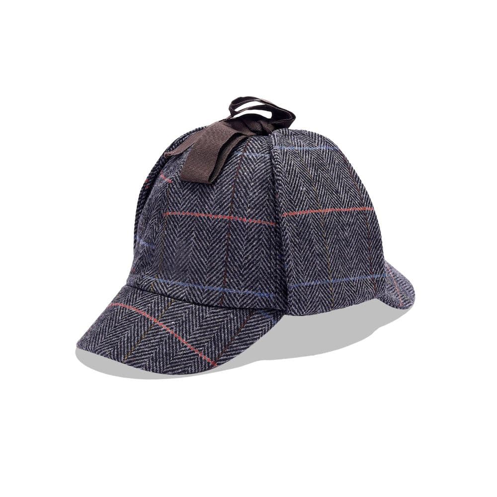 Herringbone Check Deer Stalker Hat