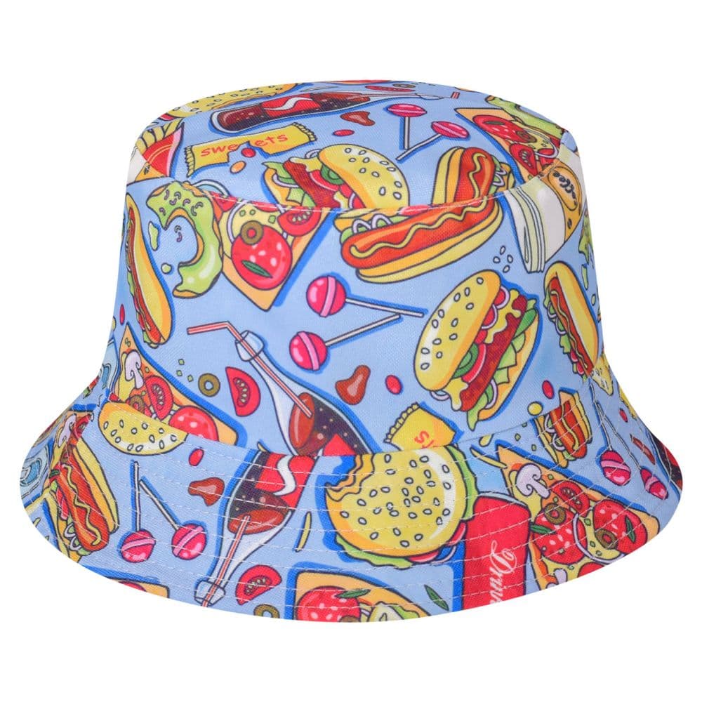 Junk food bucket hat