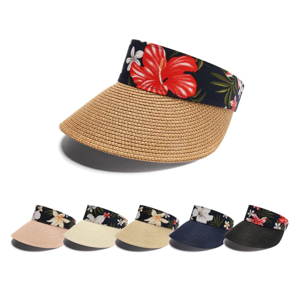 Ladies floral visor