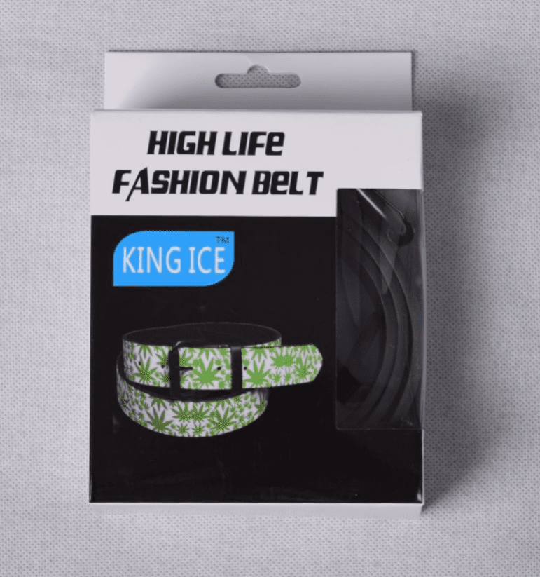 Marijuana Leaf Purple Belt