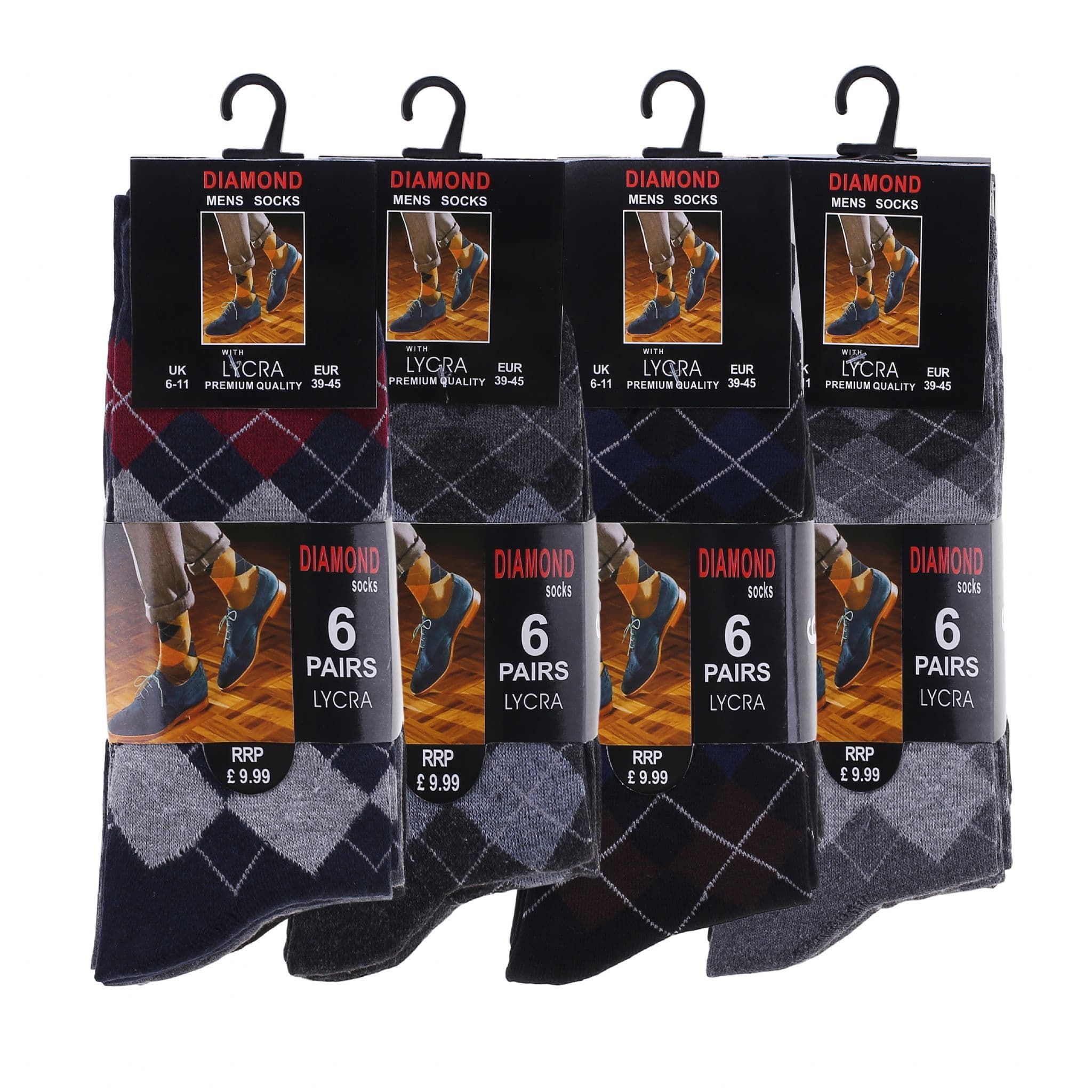 Men diamond socks