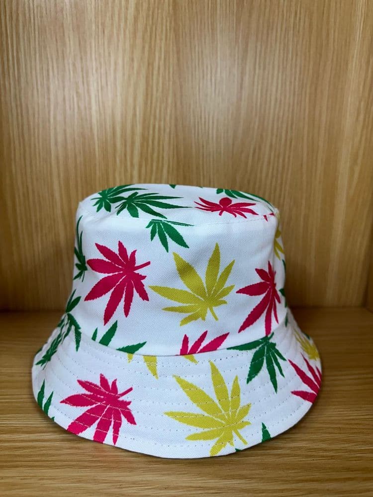 Multi Color Leaf Bucket Hat