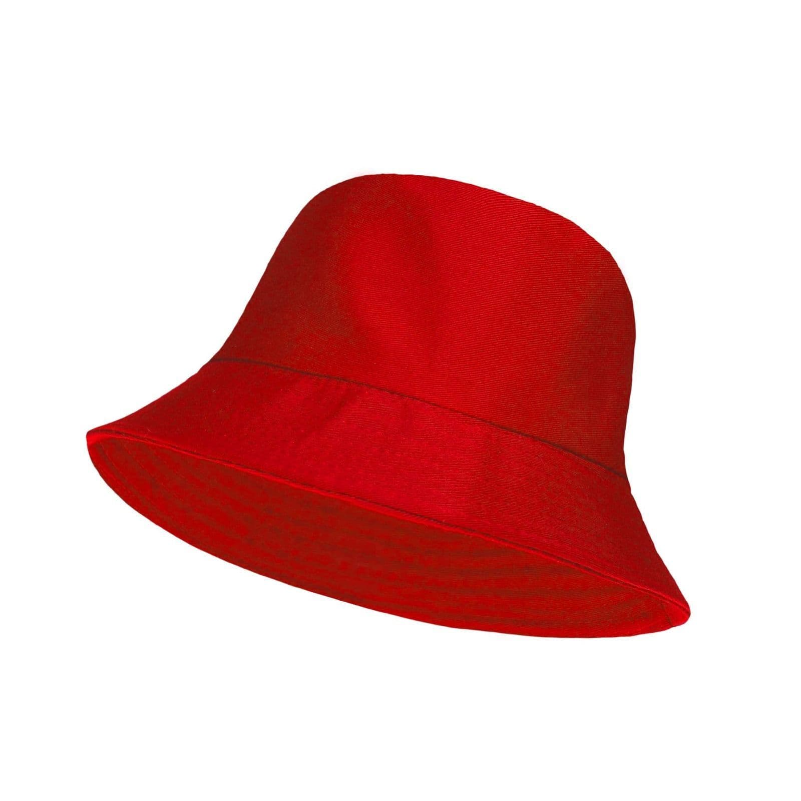 Plain cotton bucket hats