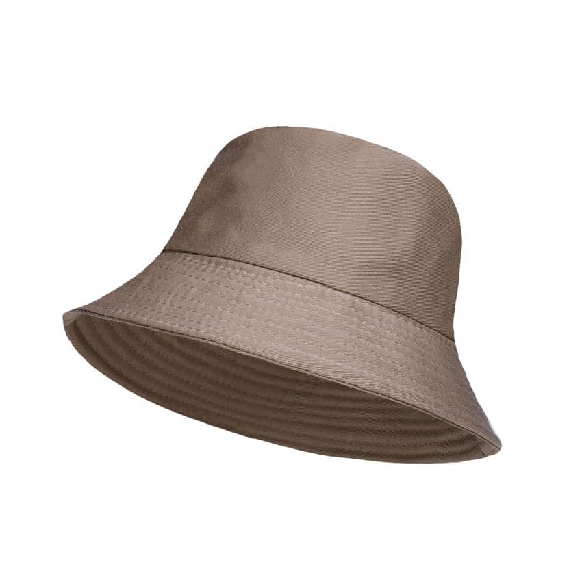 Plain cotton bucket hats