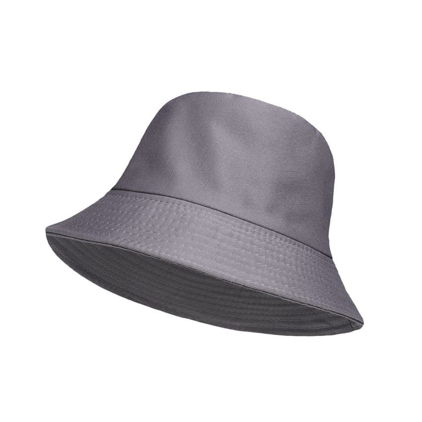 Plain cotton bucket hats