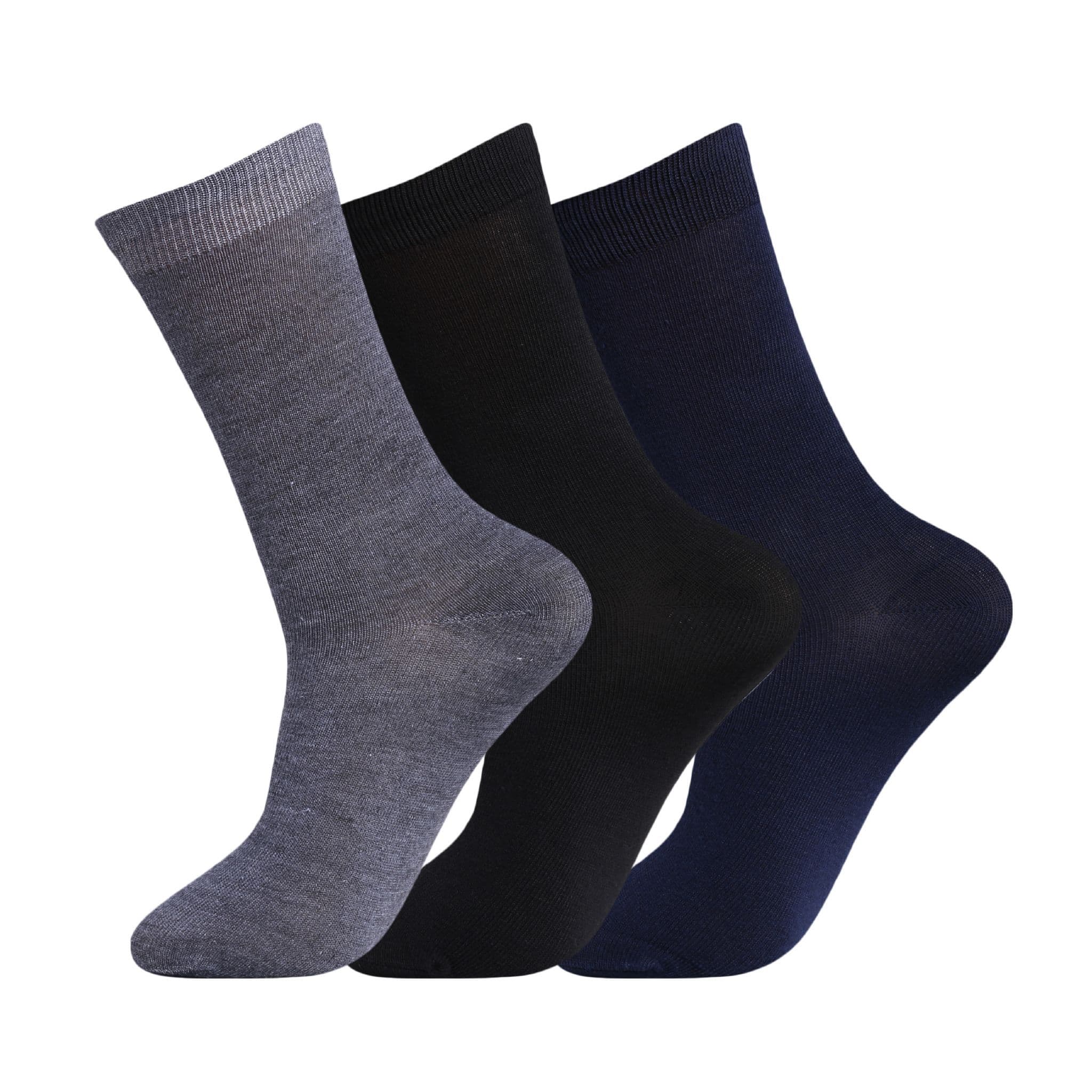 Plain dress basic socks