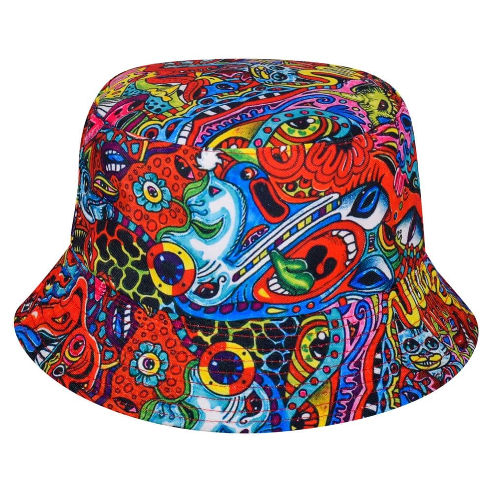 psychedelic bucket hat