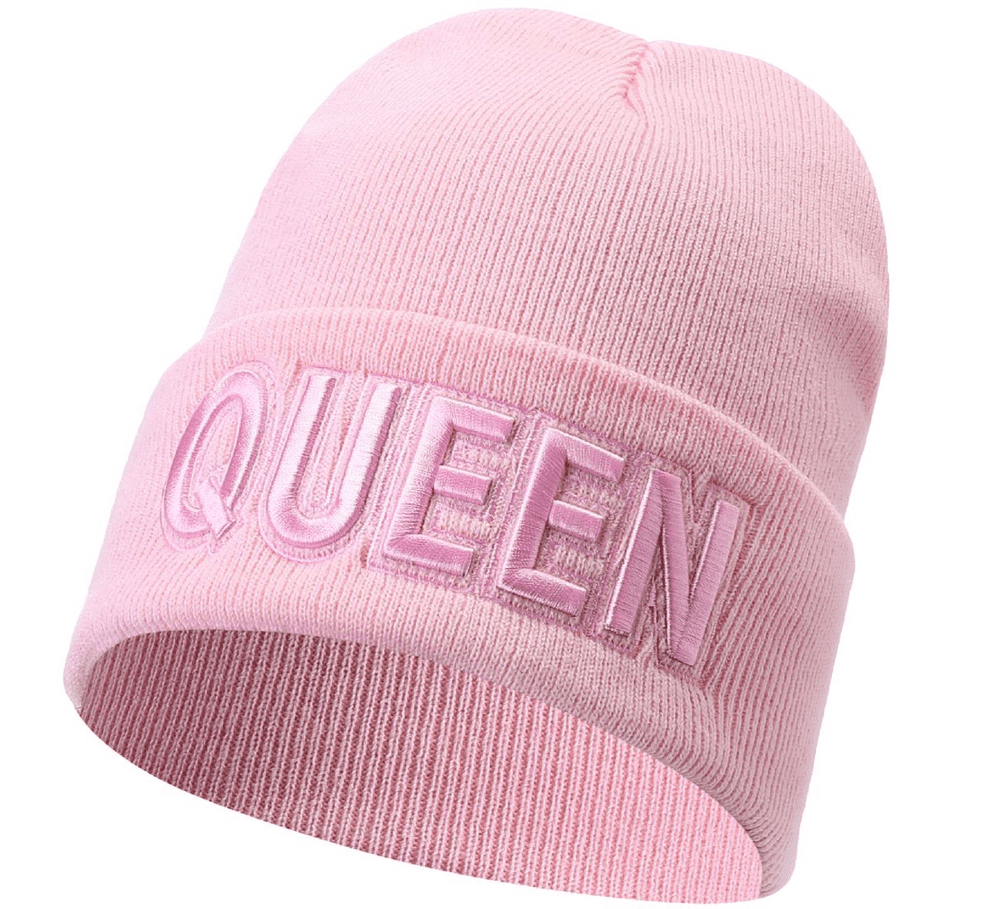 QUEEN pink beanie