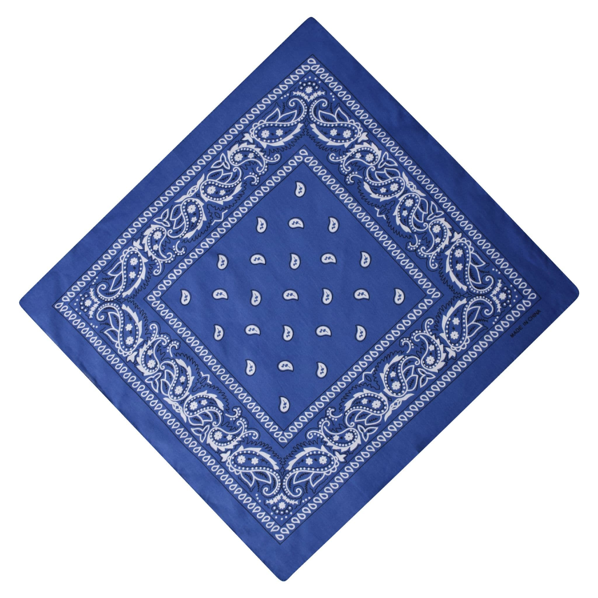 Royal blue Paisley Bandana