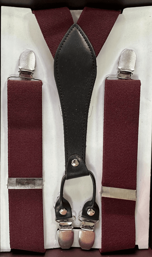 wholesale wine red suspender
