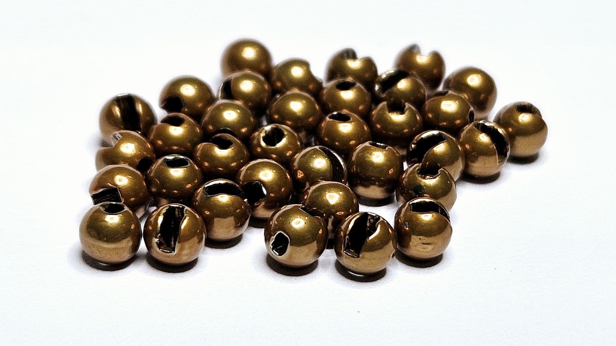 Golden Brown Metallic Slotted 3 3mm