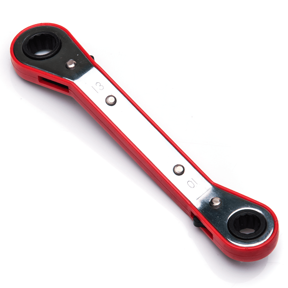 Antiference Reversible Ratchet Offset Wrench 10mm & 13mm