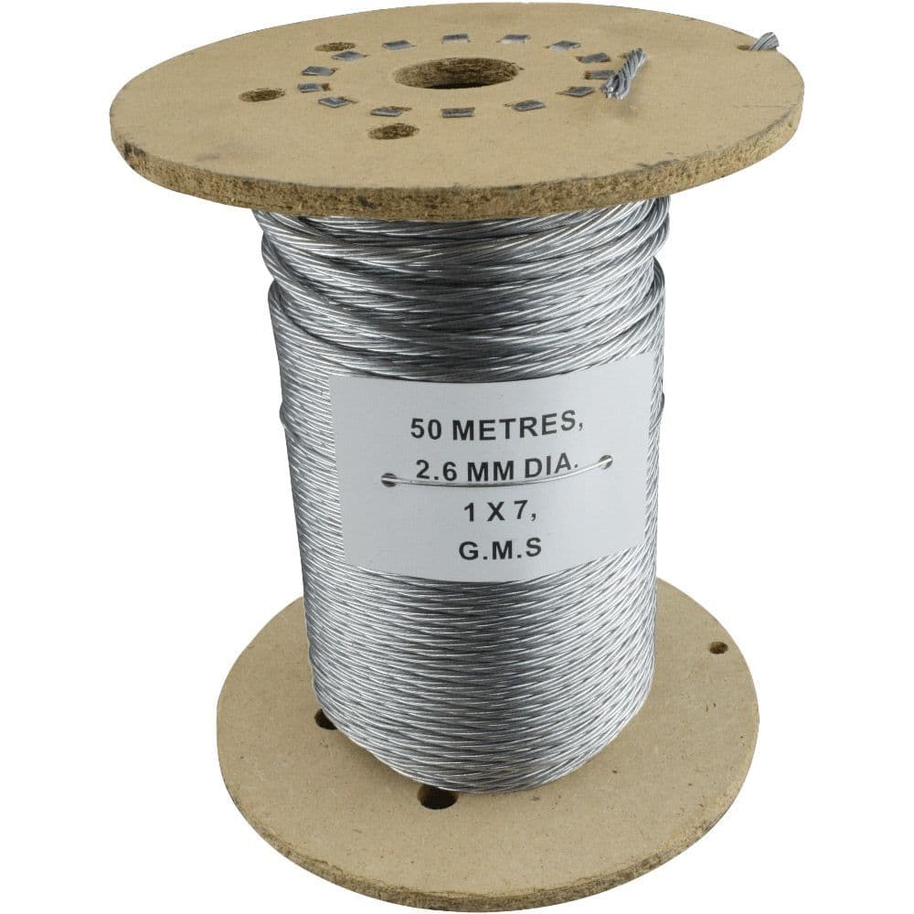 Blake 0 8mm x 7 Strand Catenary Wire 50m