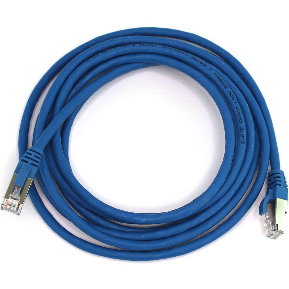Clear Flow S/FTP LSZH CAT6A Patch Cable Blue