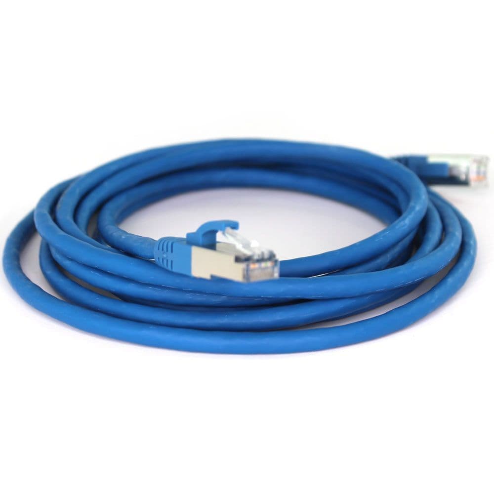 Clear Flow S/FTP LSZH CAT6A Patch Cable Blue