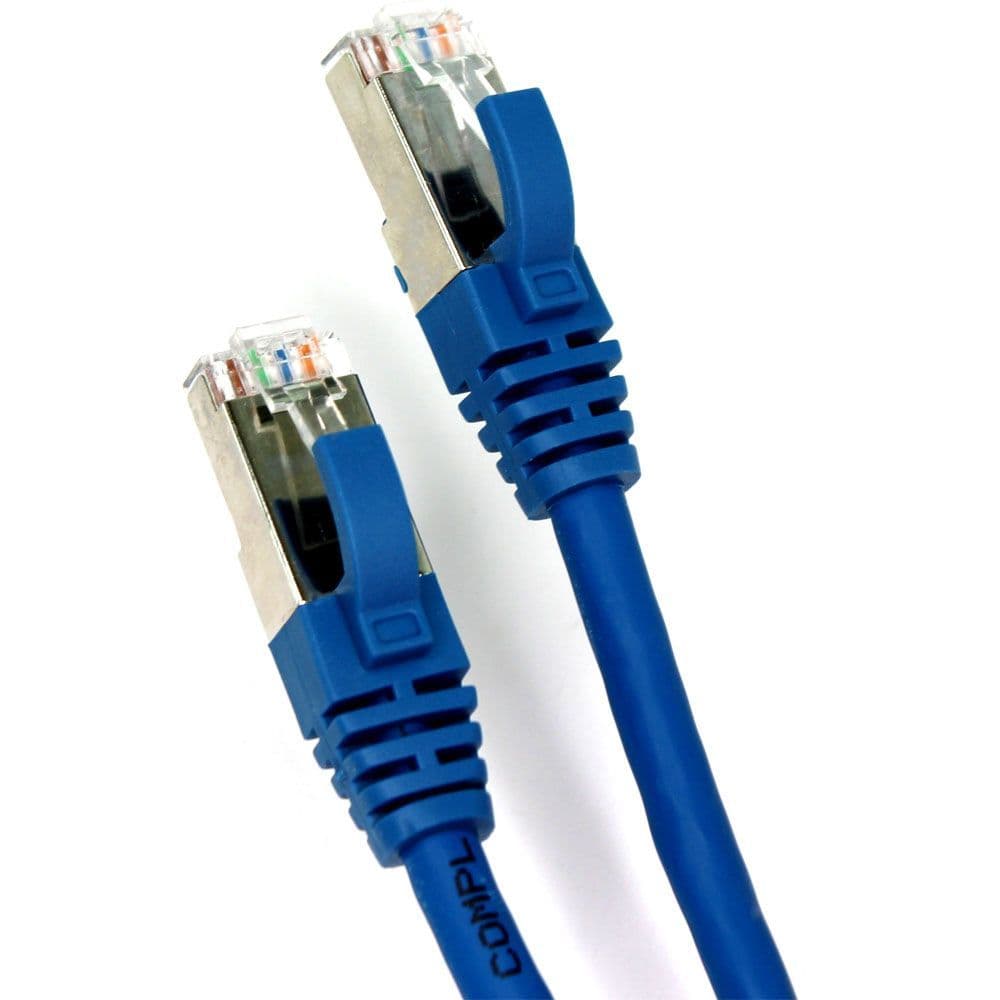 Clear Flow S/FTP LSZH CAT6A Patch Cable Blue