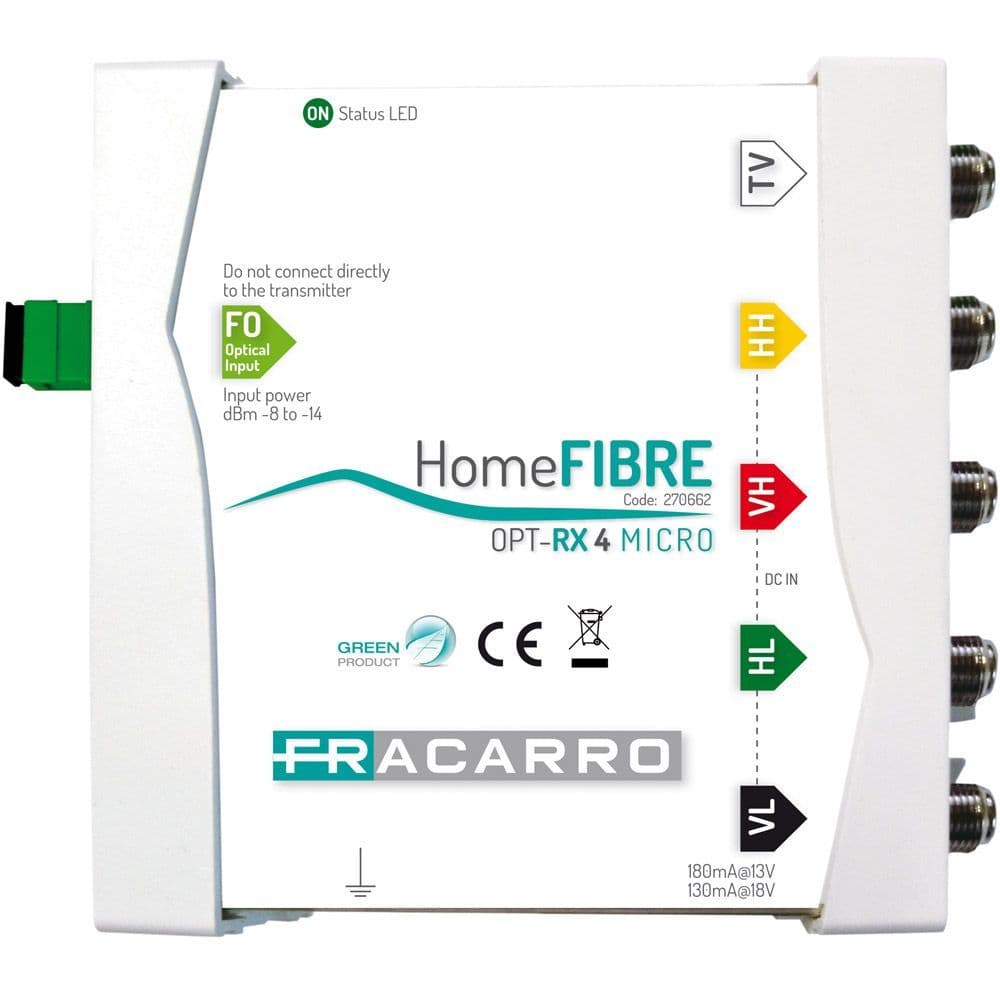 Fracarro Fibre Optic Receiver Quatro 270662