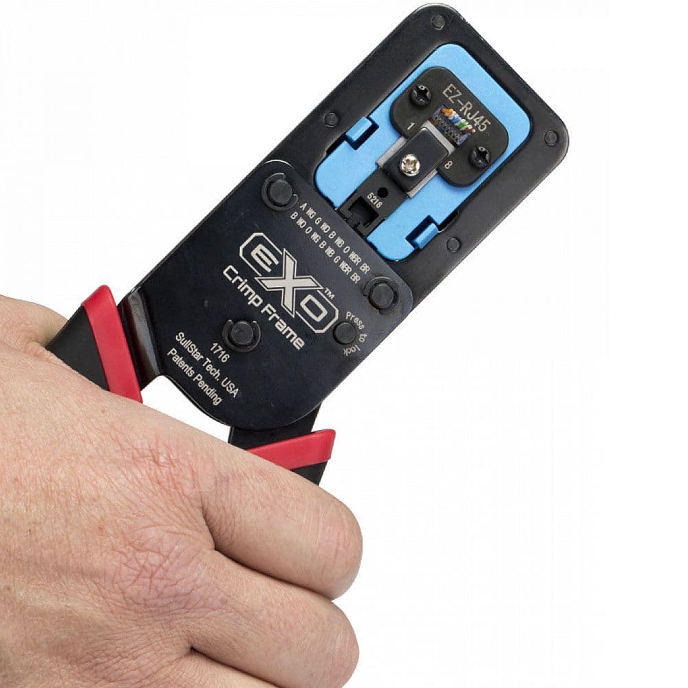 Platinum Tools EXO EZ Crimp Tool for CAT5 and CAT6 100062C