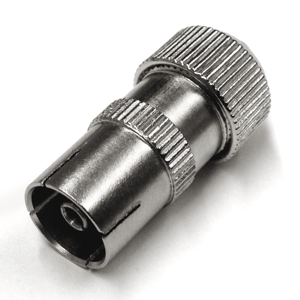 PROception IEC Female Aluminium Coax Plug
