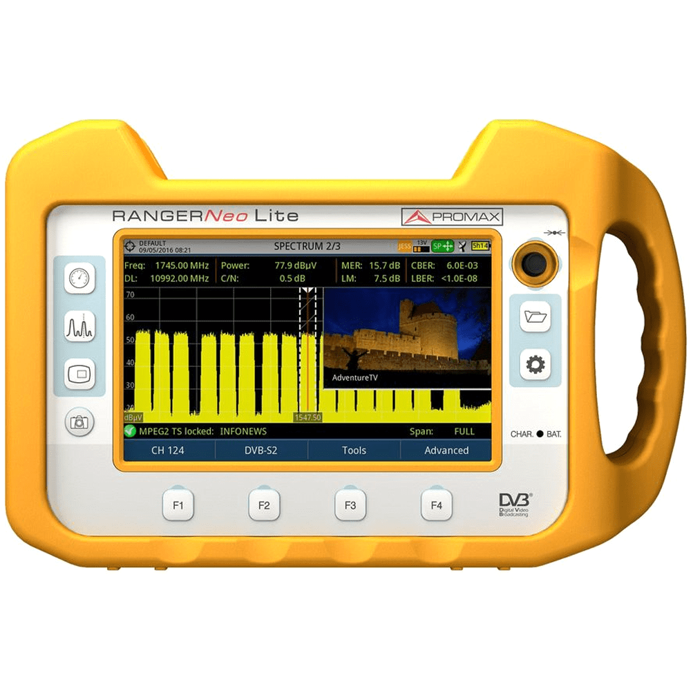 Promax RangerNeo Lite Multifunction Field Strength Meter and Spectrum ...