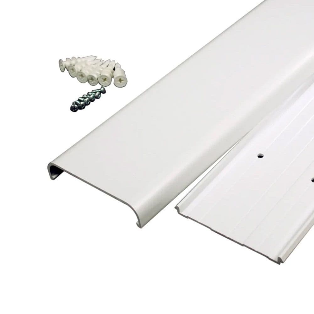 Sanus 2-Piece 48in x 3 5in PVC White Flat Screen TV Kit