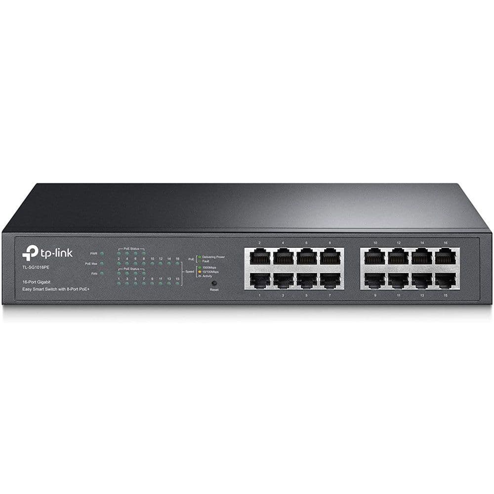 TP-Link 16-Port Gigabit Easy Smart Switch with 8-Port PoE