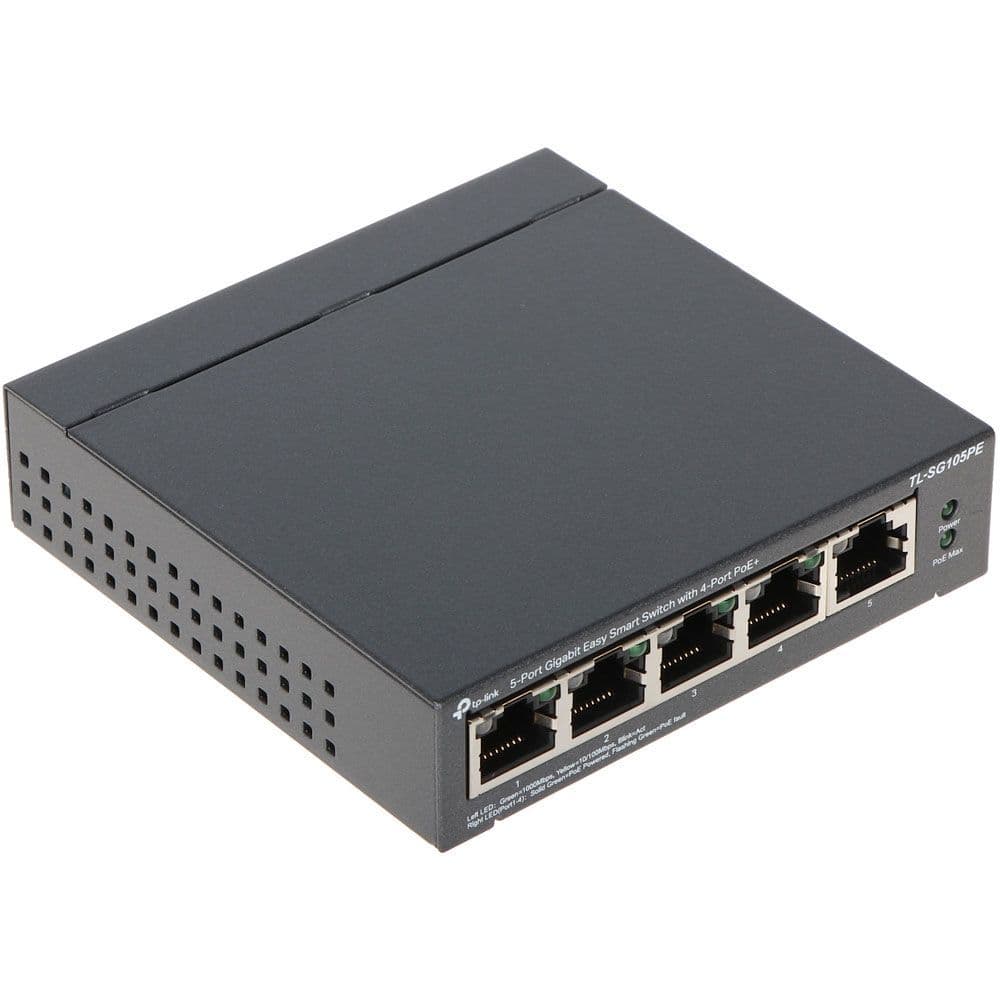 TP-Link 5-Port Gigabit Easy Smart PoE Switch with 4-Port PoE