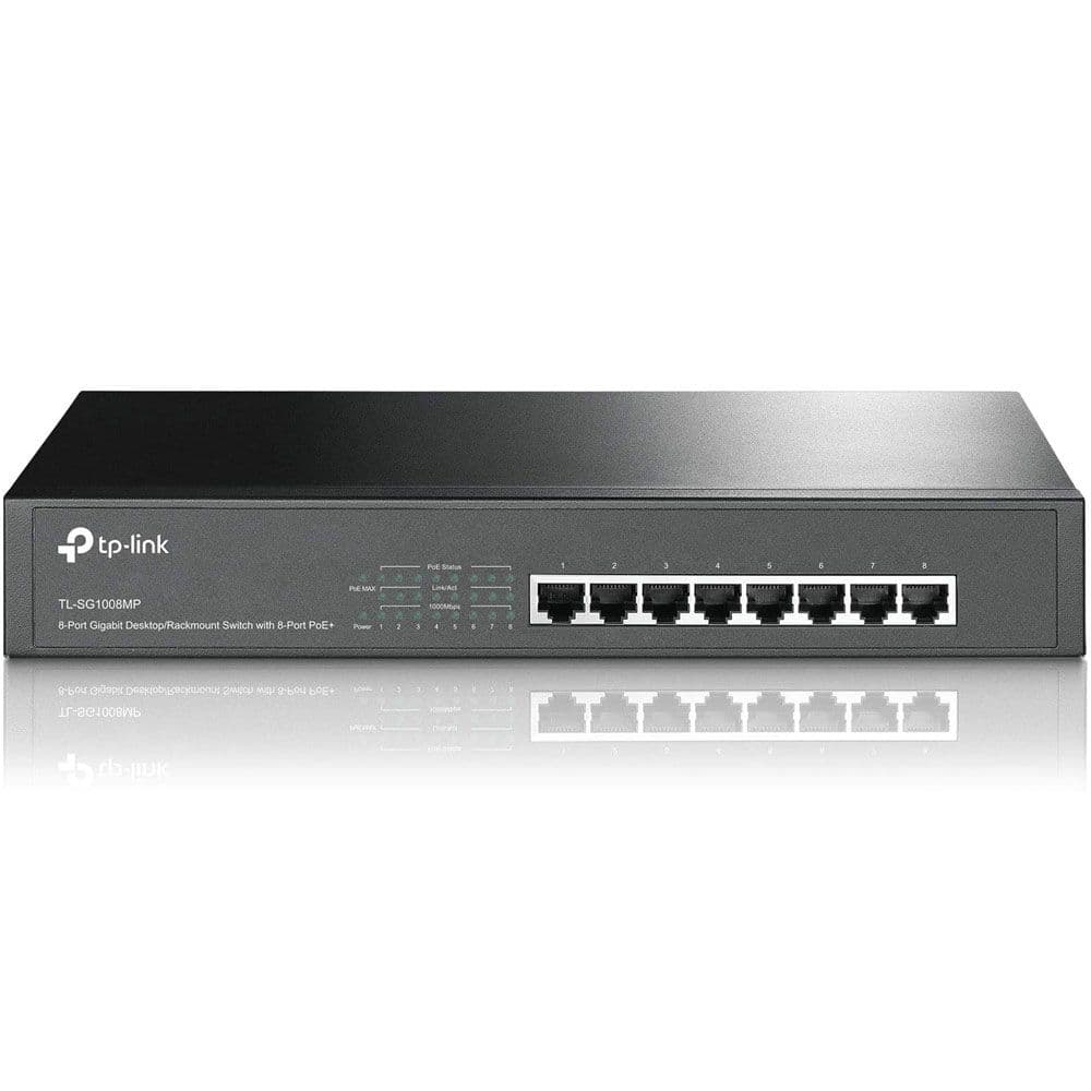 TP-Link 8-Port Gigabit Desktop/Rackmount Switch with 8-Port PoE