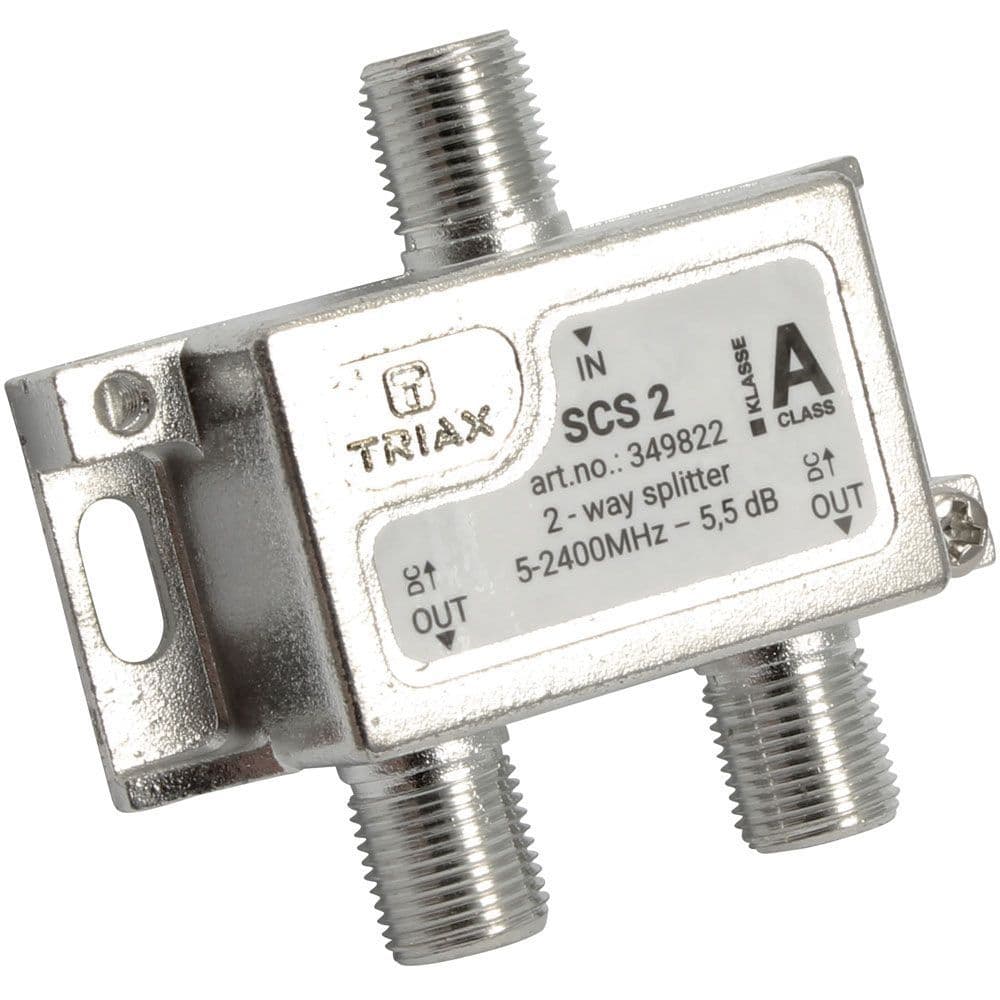 Triax 2 Way F-type Splitter 349822