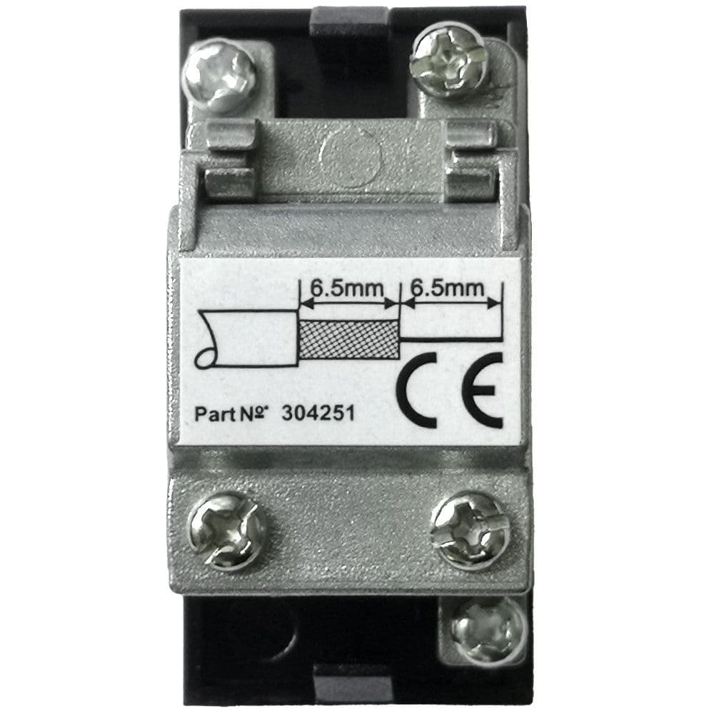 Triax Single IEC Female Black Module