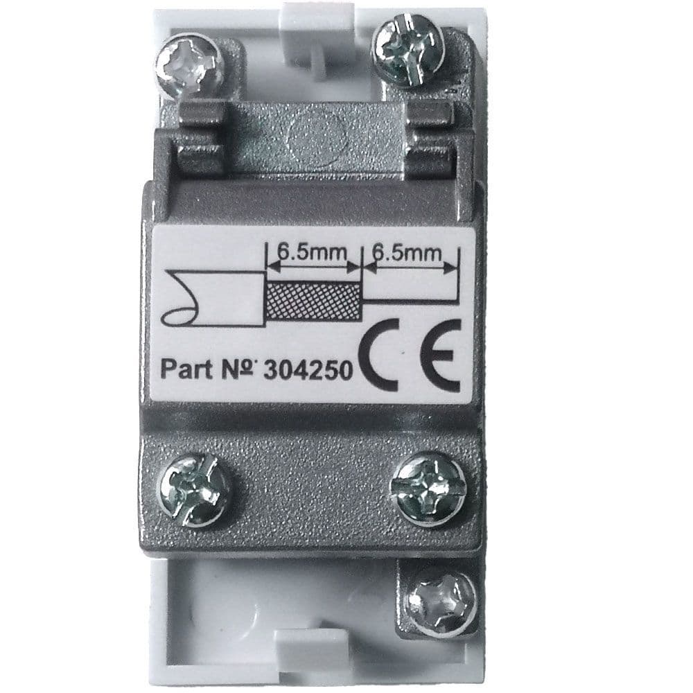 Triax Single IEC Female White Module