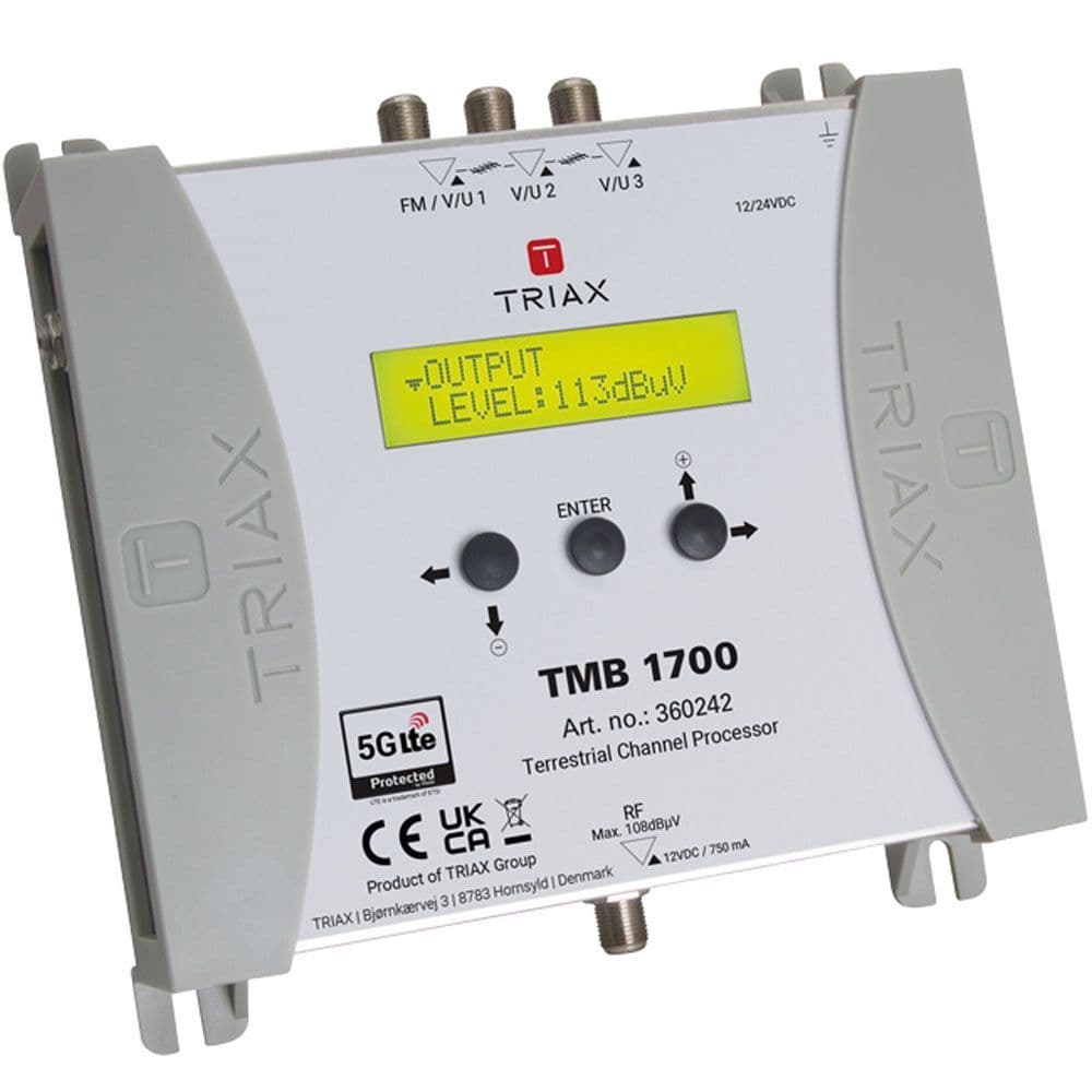 Triax Terrestrial Channel Processor with 3 Antenna Inputs 360242