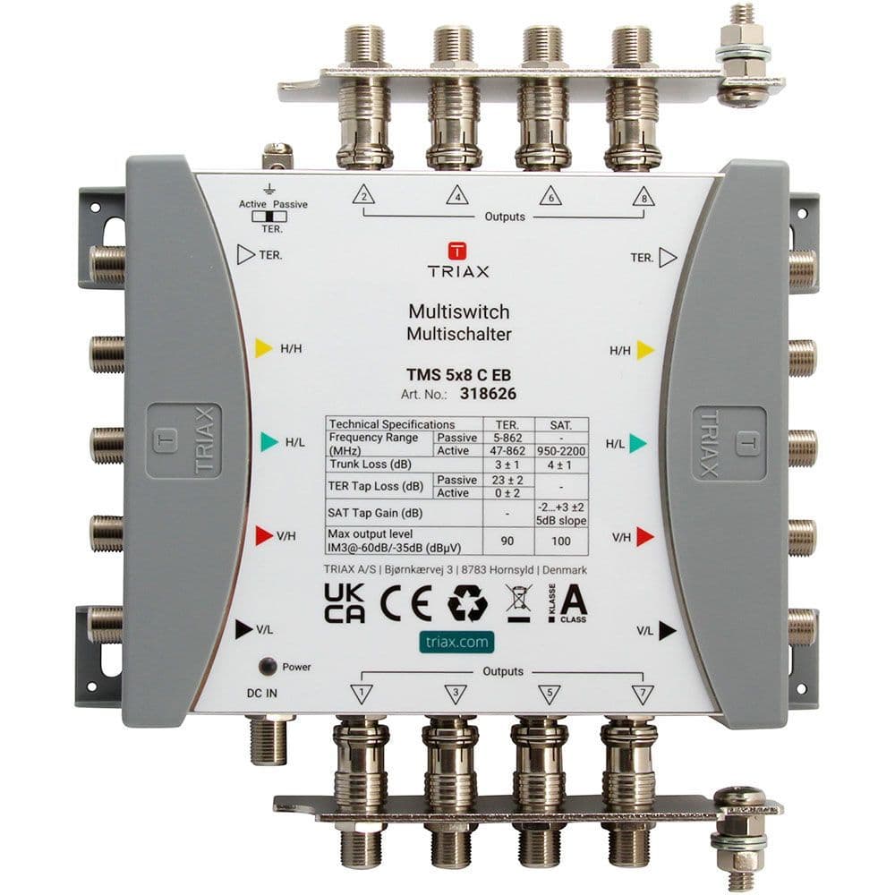 Triax TMS 5x8 C EB Cascade Multiswitch