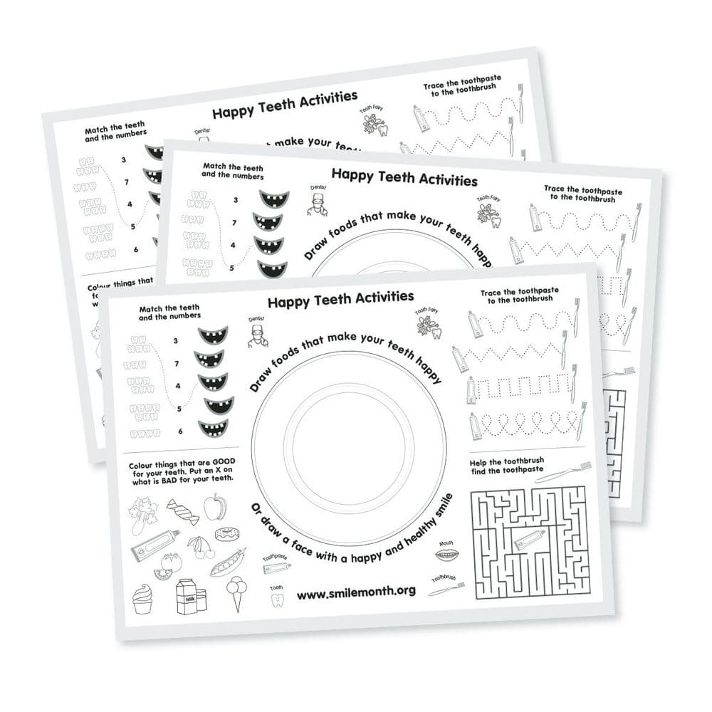 Activity Place Mat pack of 10
