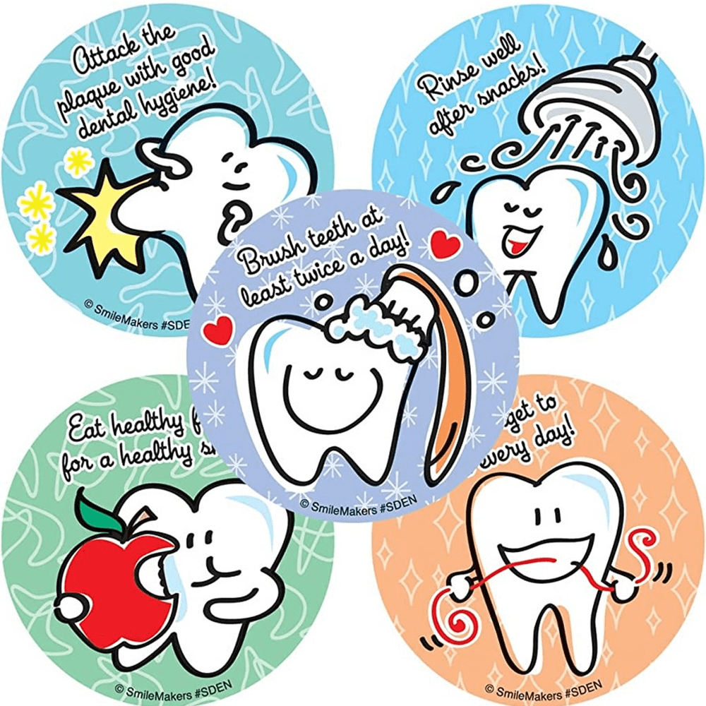 Simple Dental Stickers