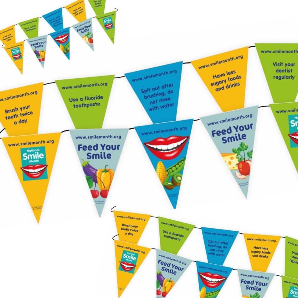 Smile Month Bunting
