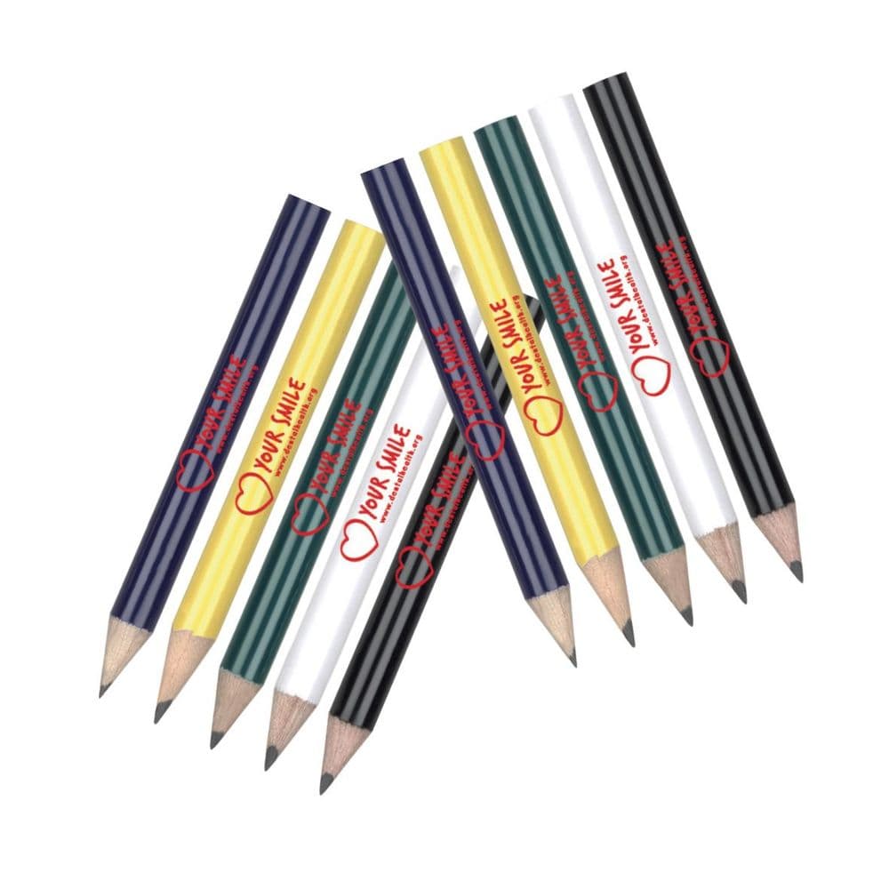 Smile Month Mini Pencils Packs of 10 or 100