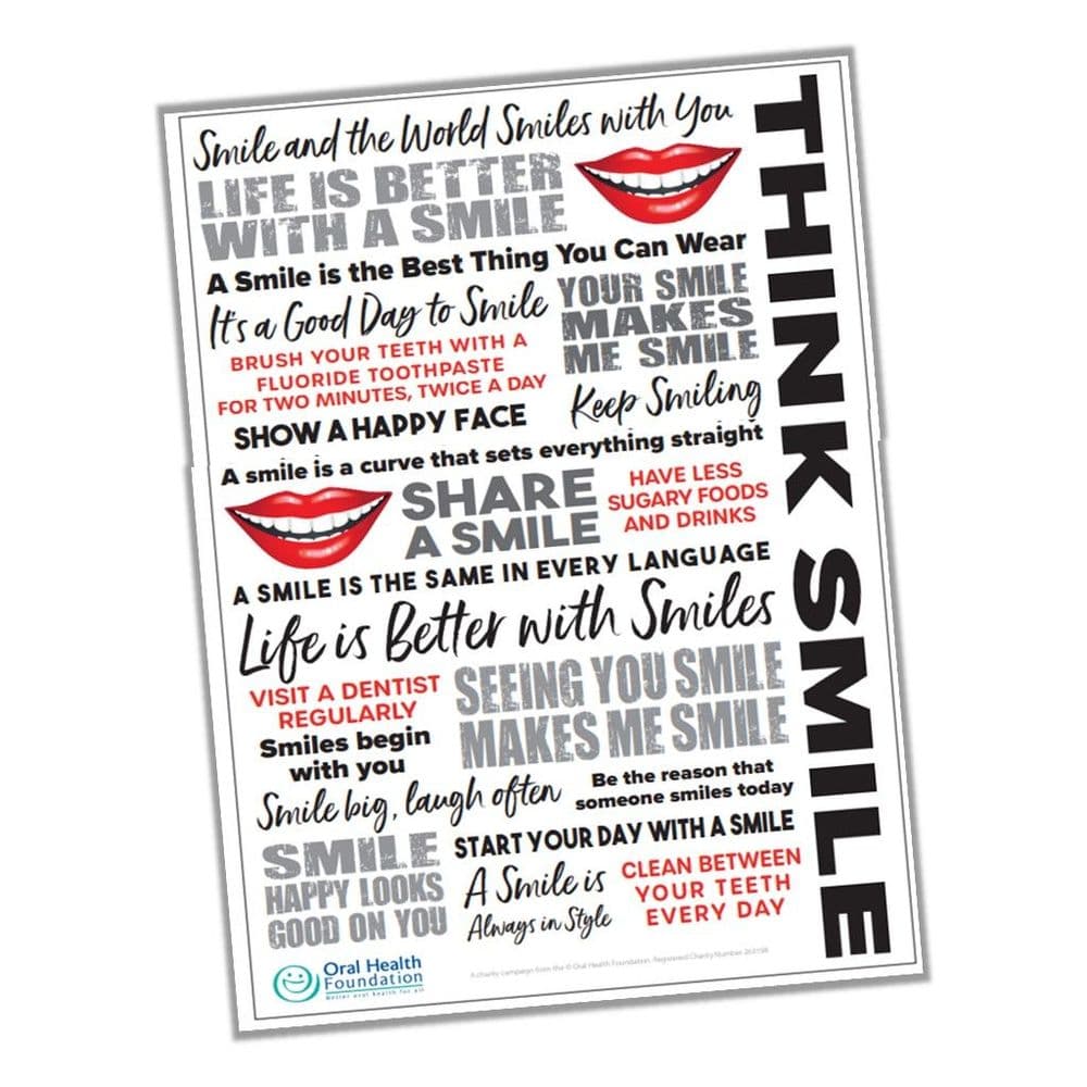 Smile Words Poster