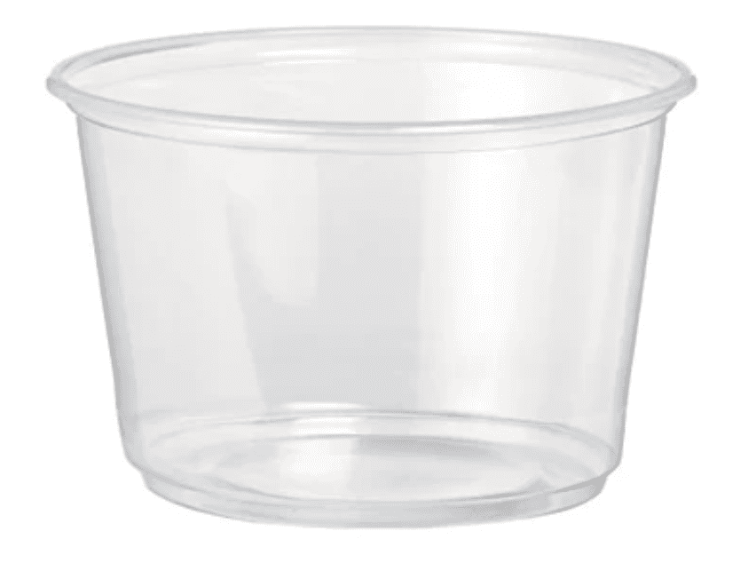 8oz pp Deli Sauce Pot & Lids